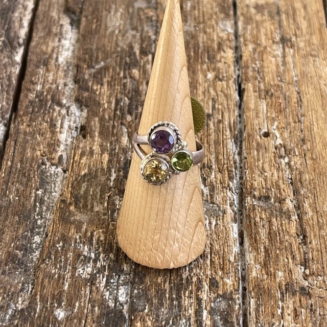 STERLING SILVER AMETHYST RING – Mandala Traders Pty Ltd