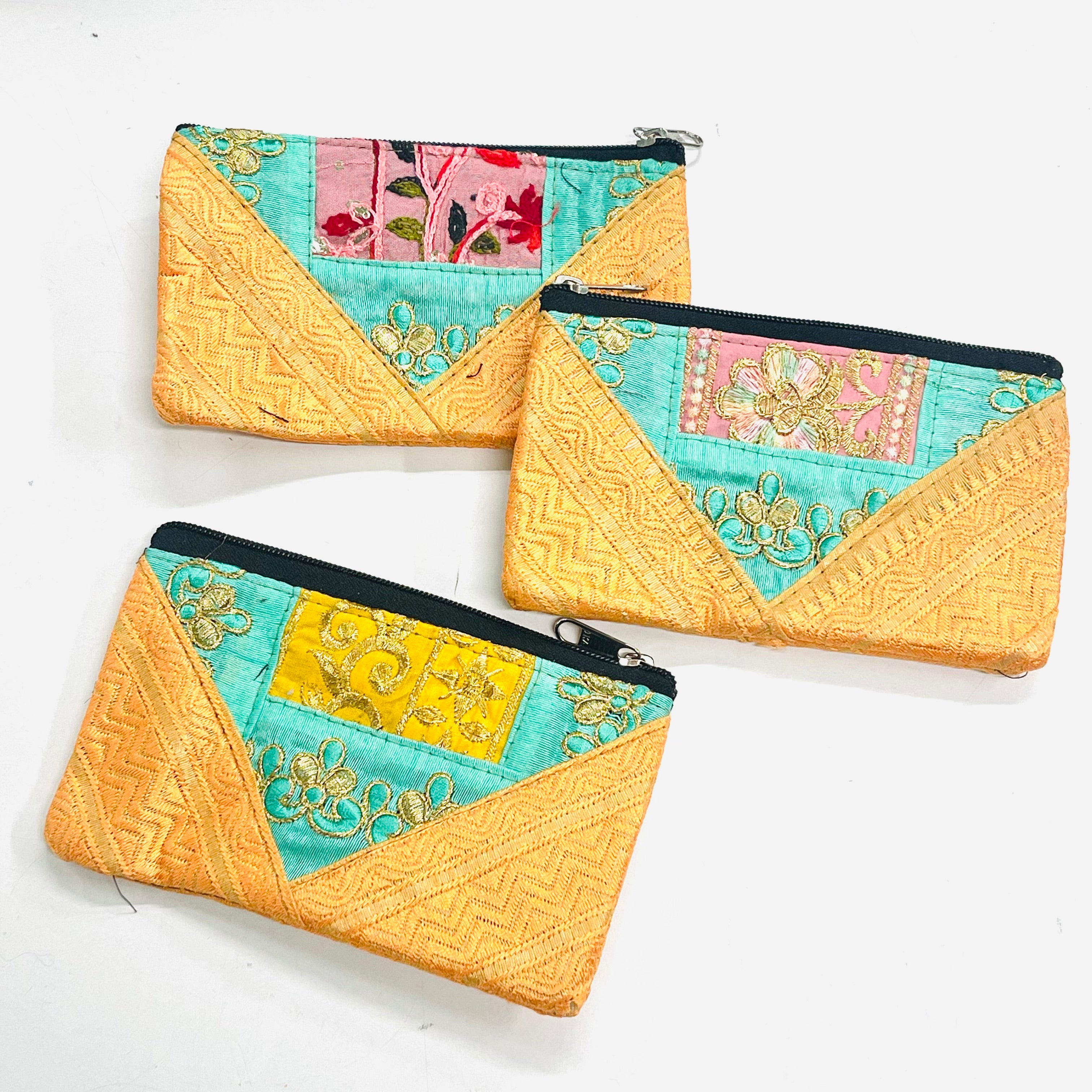 SILK SARI PURSE 17x10CM – Mandala Traders Pty Ltd