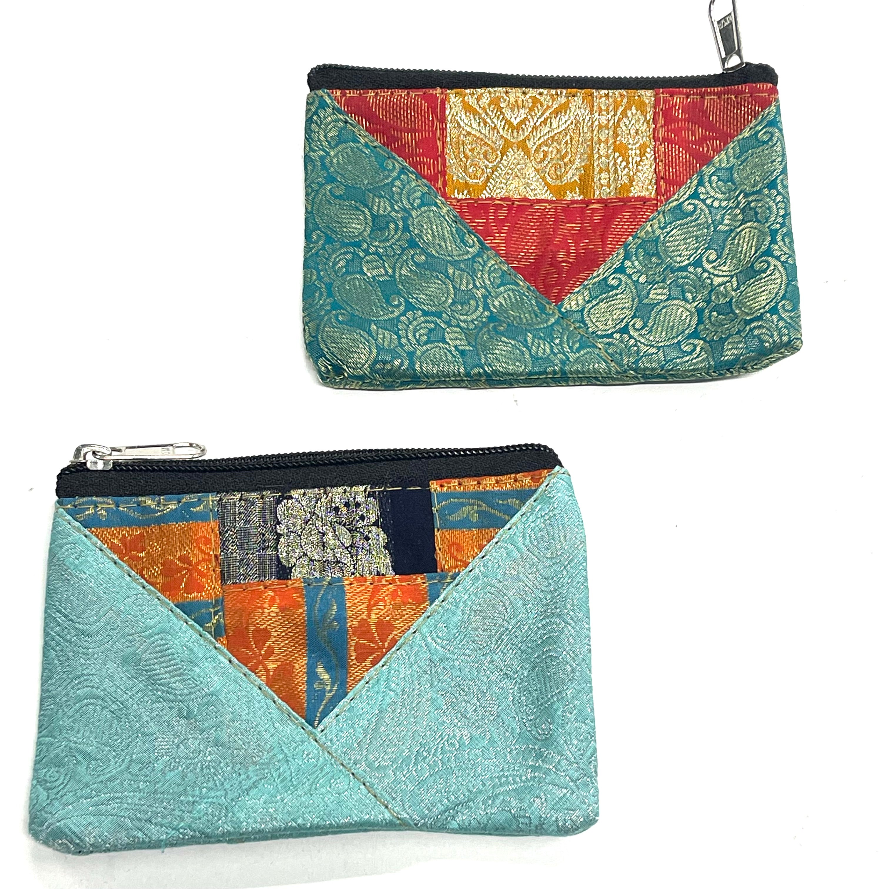 SILK SARI PURSE 14x10CM – Mandala Traders Pty Ltd