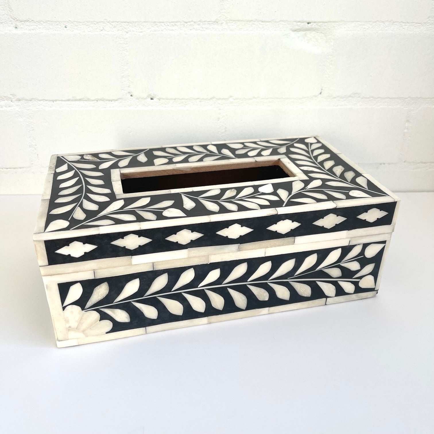 BONE INLAY TISSUE BOX – Mandala Traders Pty Ltd