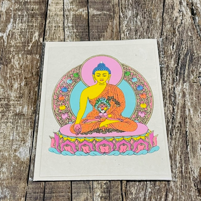 SAKYAMUNI BUDDHA CARD WITH ENVELOPE – Mandala Traders Pty Ltd